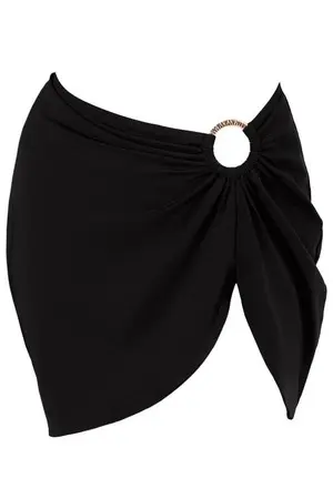 TA3 Ring Detail Mini Cover-up Skirt