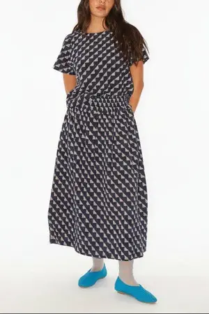 Ace & Jig Rara Reversible Midi Skirt - Dungaree