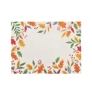 C&F HOME Harvest Leaves Set Of 6 Placemats 14" X 20