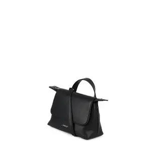 LAMBERT Vegan Leather Crossbody Bag - Black