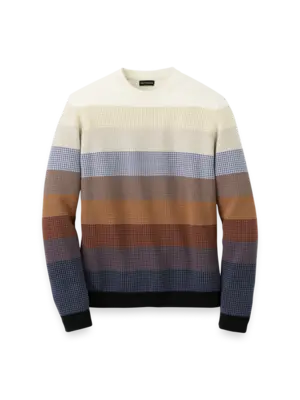 PAUL FREDRICK Cotton Crewneck Sweater