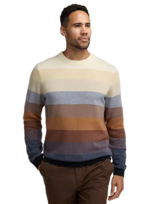 PAUL FREDRICK Cotton Crewneck Sweater