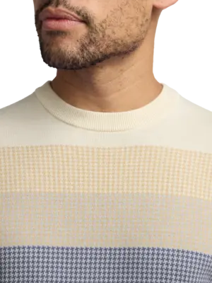 PAUL FREDRICK Cotton Crewneck Sweater