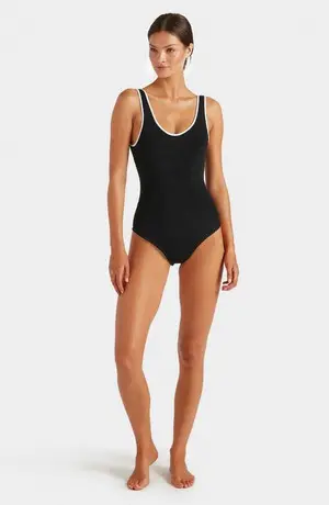 Hunza G Faye One-piece Swimsuit - Black