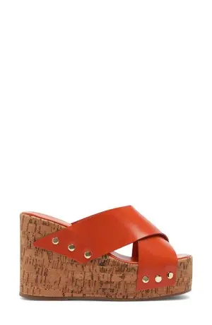 Schutz Serena Platform Wedge Sandal - Sonora