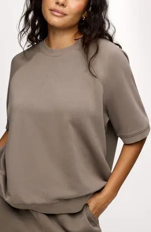 NUUDS Elbow-sleeve French Terry Sweatshirt