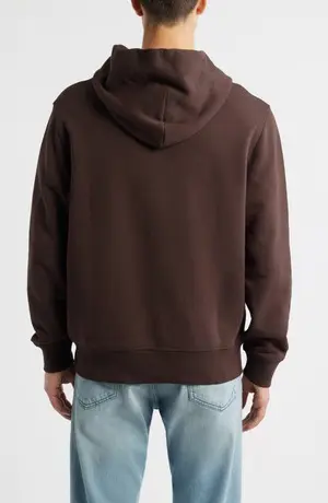 Rag & Bone Embroidered Sour Face Hoodie - Brown