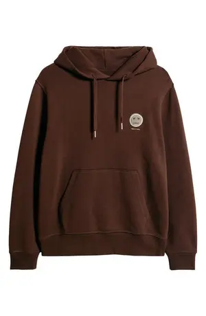 Rag & Bone Embroidered Sour Face Hoodie - Brown