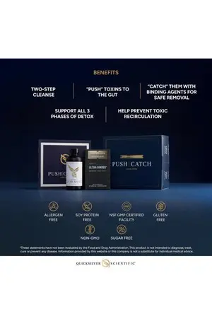 QUICKSILVER SCIENTIFIC Pushcatch Liver Detox Cleanse Kit