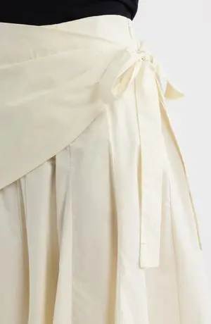 Mango Falda Milos Faux Wrap Cotton Skirt