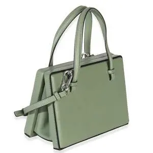 Loewe Calfskin Top Handle Postal Bag - Green