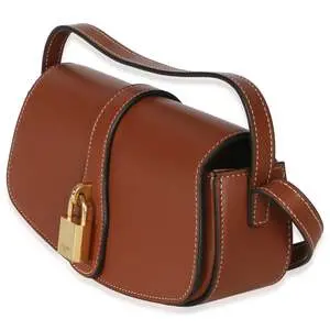 Celine Smooth Calfskin Tabou Clutch On Strap - Brown