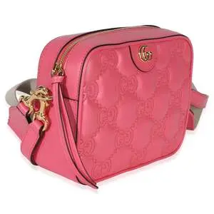 Gucci Gg Stitched Calfskin Matelasse Crossbody Bag