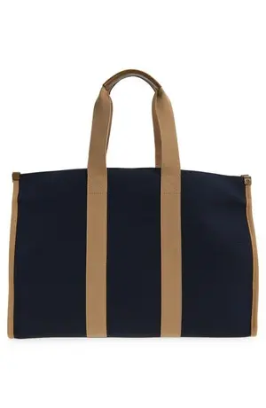 Moncler Canvas Tote - Navy