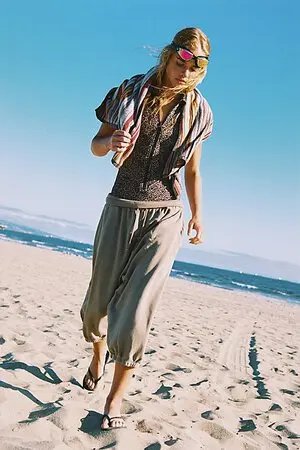Free People All In Cropped Harem Pants - Hickory