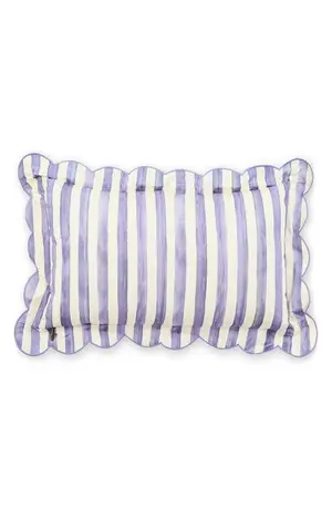 MACKENZIE-CHILDS Check Reversible Scallop Lumbar Pillow
