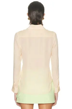 Renggli Silk Georgette Button Up Shirt - St. Germain