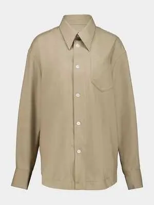 AMI Paris De Coeur Wool Shirt