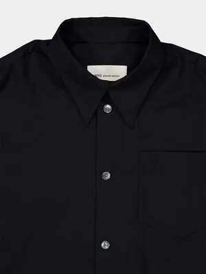 AMI Paris De Coeur Wool Shirt