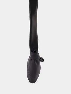 LEMAIRE Small Croissant Leather Bag - Black