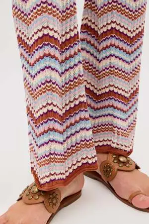 Rixo Boni Maria Chevron Trousers