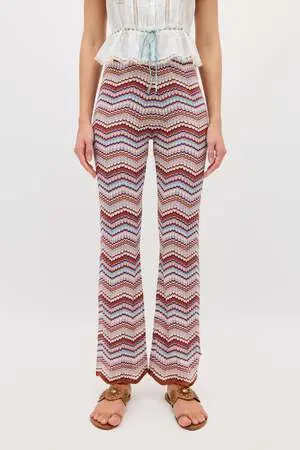 Rixo Boni Maria Chevron Trousers