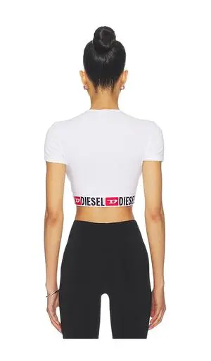 DIESEL® Irma Core Cropped Top With Elasticized Logo Band