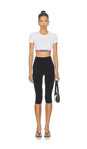 DIESEL® Irma Core Cropped Top With Elasticized Logo Band
