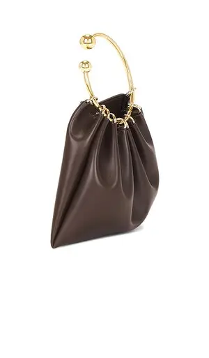 VERAFIED Ring Handle Bag - Chocolate