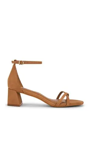 Steve Madden Rae" Block Heel Sandals - Brown