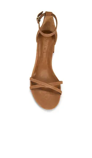 Steve Madden Rae" Block Heel Sandals - Brown
