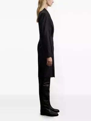 12 STOREEZ Pinstripe Blazer Midi Dress