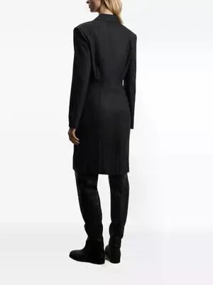 12 STOREEZ Pinstripe Blazer Midi Dress