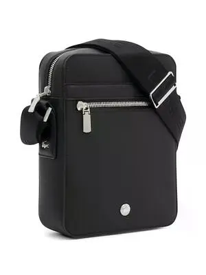 Lacoste Messenger Bag With Zip Detail - Black