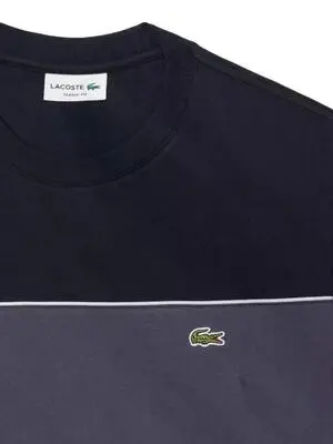 Lacoste Colorblock Cotton T-shirt - Black