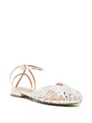 BIBI LOU Crystal-embellished Sandals - Silver