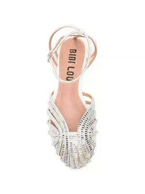 BIBI LOU Crystal-embellished Sandals - Silver