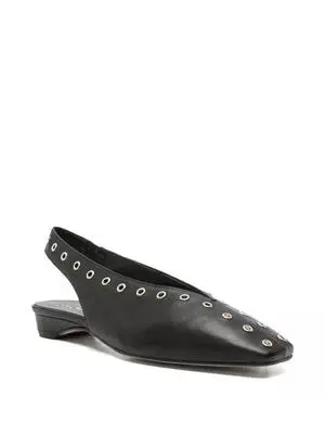 PEDRO MIRALLES Eyelet-embellished Mules