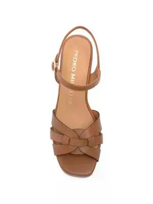 PEDRO MIRALLES Square-toe Platform Sandals