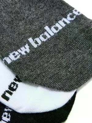 NEW BALANCE Logo Invisible Socks - Grey
