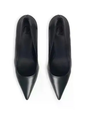 12 STOREEZ Pointed-toe Stiletto Pumps - Black