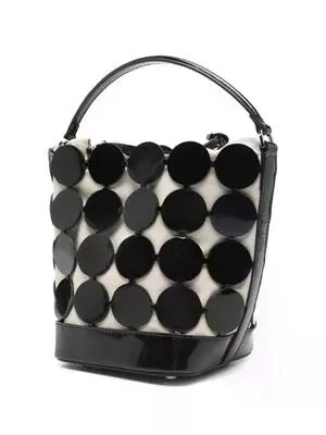 Pierre Hardy Disc-embellished Bucket Bag