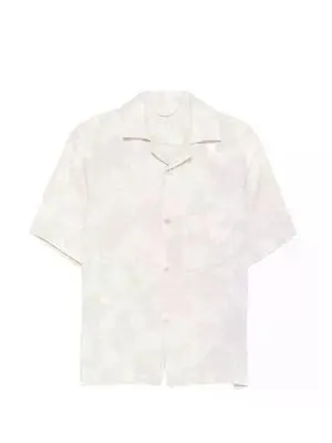 Eleventy Floral-print Shirt - Neutrals