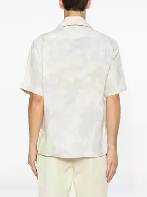 Eleventy Floral-print Shirt - Neutrals
