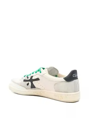 Premiata Bskt Clay 7262 Appliqué Sneakers - Neutrals