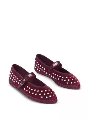 FLABELUS Mae Ballet Flats - Red