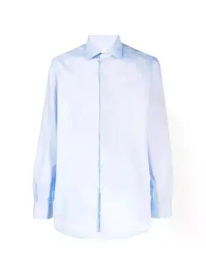 Pal Zileri Long-sleeve Cotton Shirt - Blue