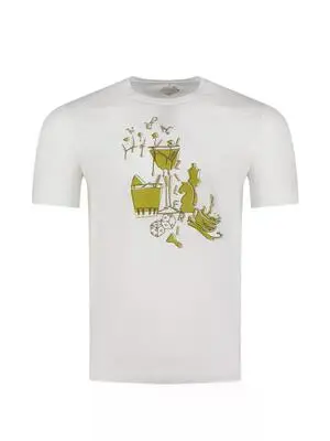 Pal Zileri Graphic T-shirt - White