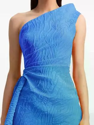 GEMY MAALOUF One-shoulder Draped Maxi Dress