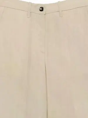 NINE:INTHE:MORNING Karen Button Palazzo Pants - Neutrals